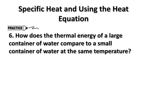 PPT Specific Heat And Using The Heat Equation PowerPoint Presentation ID 1552347