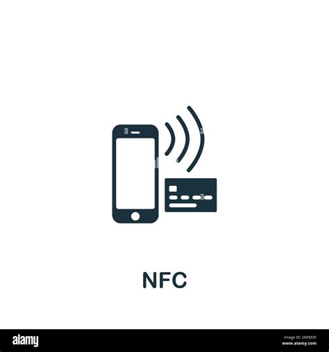 Nfc Icon Monochrome Simple Sign From Intellectual Property Collection Nfc Icon For Logo