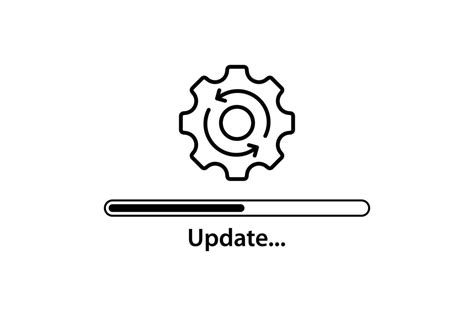 Loading Process Update System Icon Update Status Symbol Concept Of Upgrade Application