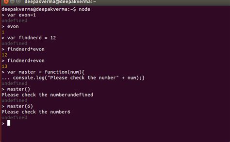 Discussion On Repl Module In Nodejs