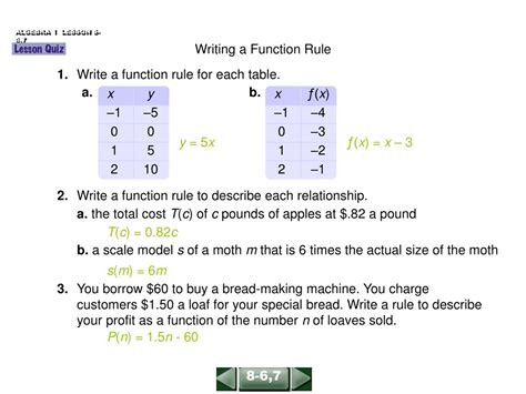Ppt Exploring Algebra Functions Tables And Graphs Powerpoint Presentation Id 9083431
