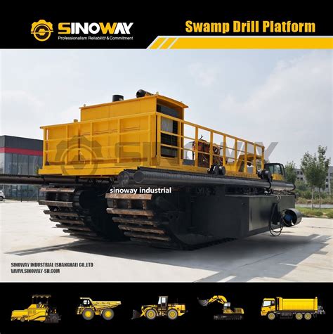 Sinoway Customized Amphibious Swamp Buggy 8 Ton Modular Marsh Buggy