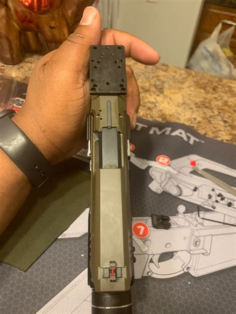 Dovetail Rmr Mount On An Tp9sf Elite Turned Out Pretty Good Had To Do Some Mods To The Plate