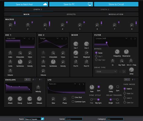 Circuit Synth Editor Guide Novation