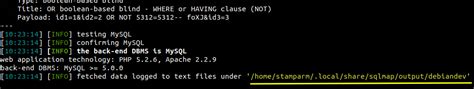 Output Folder Location Issue 1361 Sqlmapproject Sqlmap GitHub