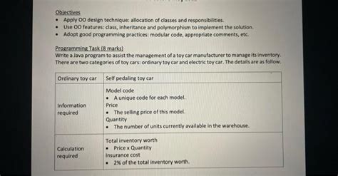 Solved Obiectives • Apply Oo Design Technique Allocation Of