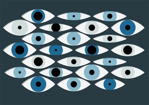 Premium Vector Eye Pattern And Background Vector Eyes Of Different
