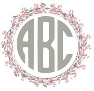 Circle Monogram Font Free Create Online With Free Monogram Maker