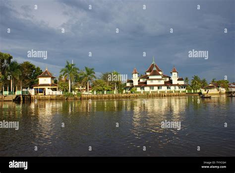 Komplek Keraton Sambas Palace Sambas West Kalimantan Indonesia Stock
