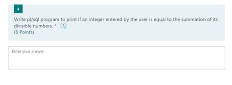solved 4 write pl sql program to print if an integer entered