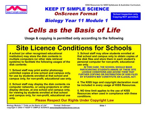 Bio Module 1 OnScreenIC
