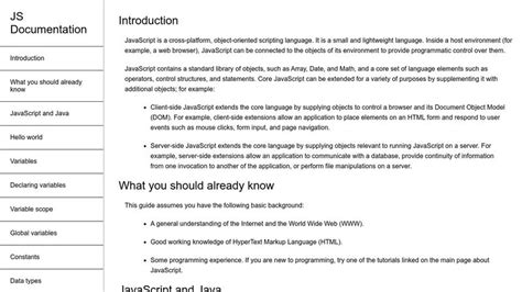 freecodecamp technical documentation page practice