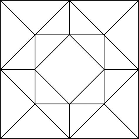 Quilt Block Patterns Coloring Pages [2025]