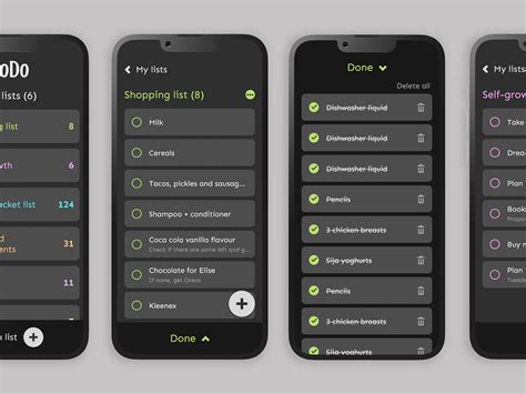 Checklist App By Florence Estragues On Dribbble