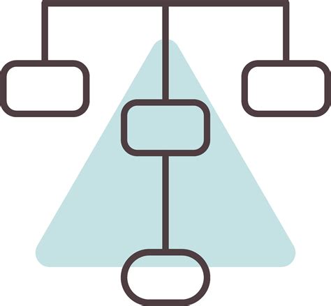 Hierarchical Structure Line Shape Colors Icon Vector Art At Vecteezy