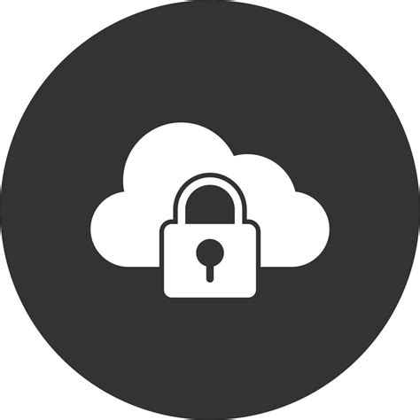 Cloud Encryption Vector Icon 19974331 Vector Art At Vecteezy