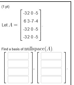 Solved Find Bases Of The Kernel And Image Of A Or The Chegg