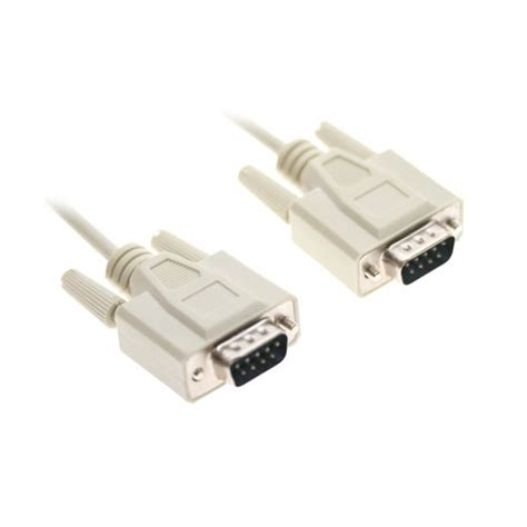 Male To Male RS232 DB9 Serial Data Cable Coolgear