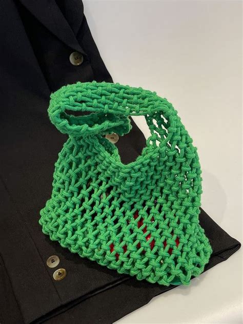 Pin Tillagd Av På Inspo Stickning Och Virkning Virkade Väskor Stickning