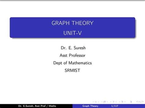 Graph Theory Slides Pdf