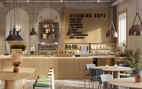 Small Coffee Shop Interior Design Starbucks With An Interior Inspired