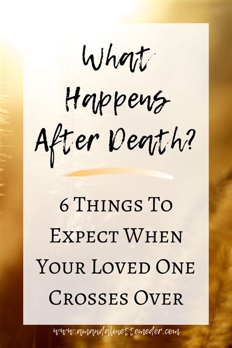What To Expect When A Loved One Transitions To The Otherside Artofit