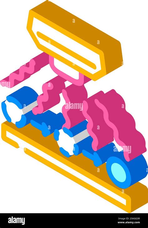 Radio Wave Sensor Isometric Icon Vector Radio Wave Sensor Sign