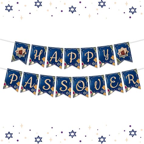 Happy Passover Banner Passover Jewish Religious Banner