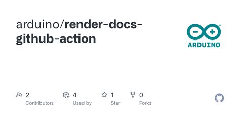Github Arduinorender Docs Github Action