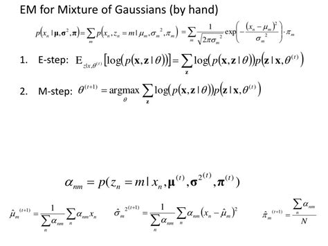 Ppt Hidden Variables The Em Algorithm And Mixtures Of Gaussians Powerpoint Presentation Id