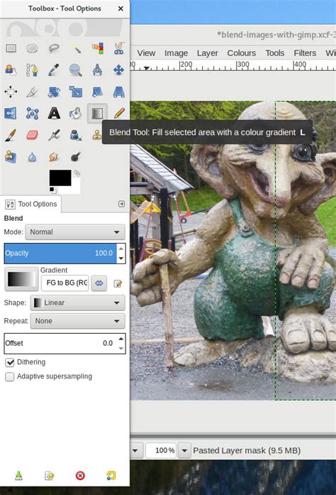 Blend Two Images With The GIMP VNTweb