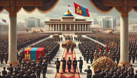 ӨНӨӨДӨР Монгол Улсын анхны Ерөнхийлөгч П Очирбат агсантай салах ёс гүйцэтгэнэ