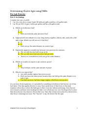 Lab 4 Docx Determining Cluster Ages Using CMDs Pre Lab Exercise Part I An Analogy Consider