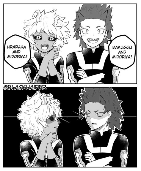 Ashido Mina And Kirishima Eijirou Boku No Hero Academia Drawn By