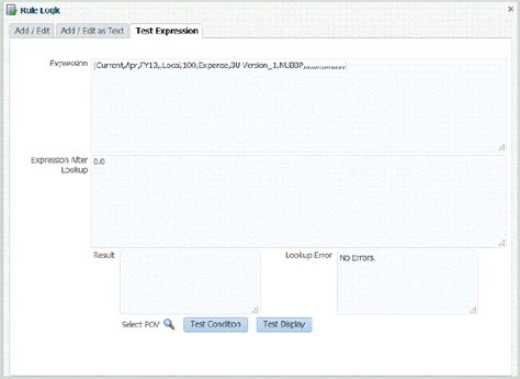 Testing Check Rule Expressions