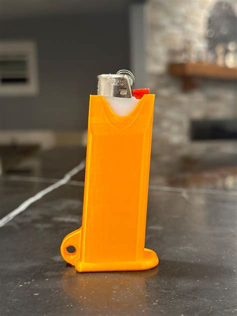 Bic Lighter Case Gender Neutral Tactical Glock Lighter Case Key Chain