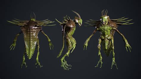 Bug Creature 2 3d Model By Wernerkurt