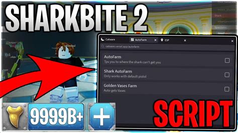 [new] Sharkbite 2 Script Hack Auto Farm Infinite Teeth Kill Shark
