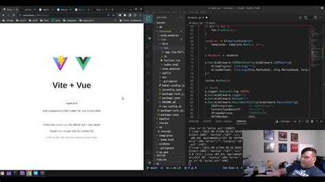Tutorial On How To Go Embed Template Files And Vuejs Files Youtube