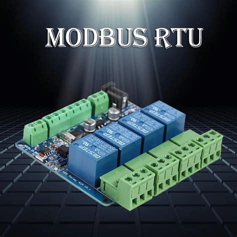 Modbus Rtu 4 Way 12v Relay Module Switch 4 Way Relay Output Rs485 Communication Eur 769