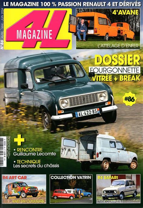 Acheter 4l Magazine N°86 Magazine Belgique