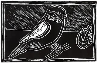 I Teach Art Bird Lino Prints