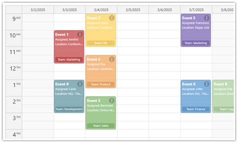 Next Js Calendar With Day Week Month Views Open Source Daypilot Code