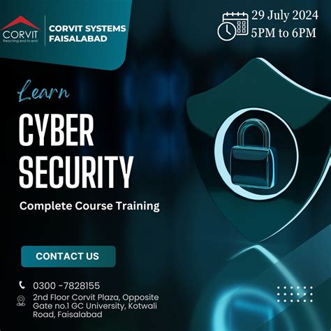 Corvit Learn Cyber Security Complete Course Training Date 29 July