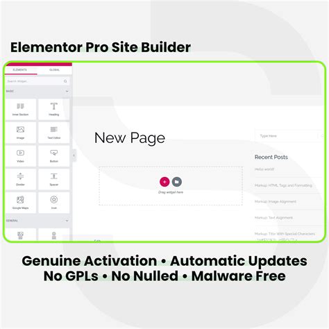 Elementor Pro Site Builder Wpelementspro