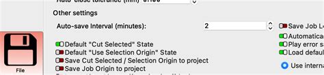 How To Turn Off Auto Save Lightburn Software Questions Lightburn Software Forum