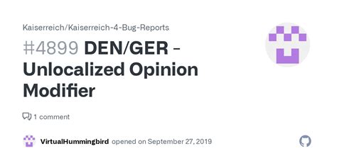 Denger Unlocalized Opinion Modifier · Issue 4899 · Kaiserreichkaiserreich 4 Bug Reports