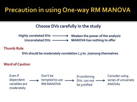 One Way Repeated Measures Manova With Spss Pptx Fitness And Exercise Healthy Living