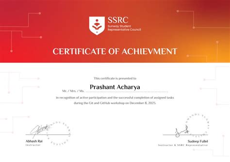 Prashanta Acharya On Linkedin Git Github Certificationachieved Continuouslearning