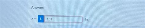 Solved Answer Answer X I In Chegg Com